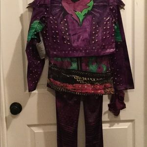 Disney | Costumes | Descendants Mal Costume Halloween Size 112 Or 13 ...